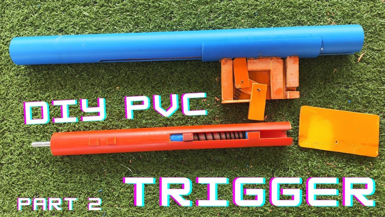 PVC Airsoft Shotgun [Part2] - Making of Trigger - YouTube