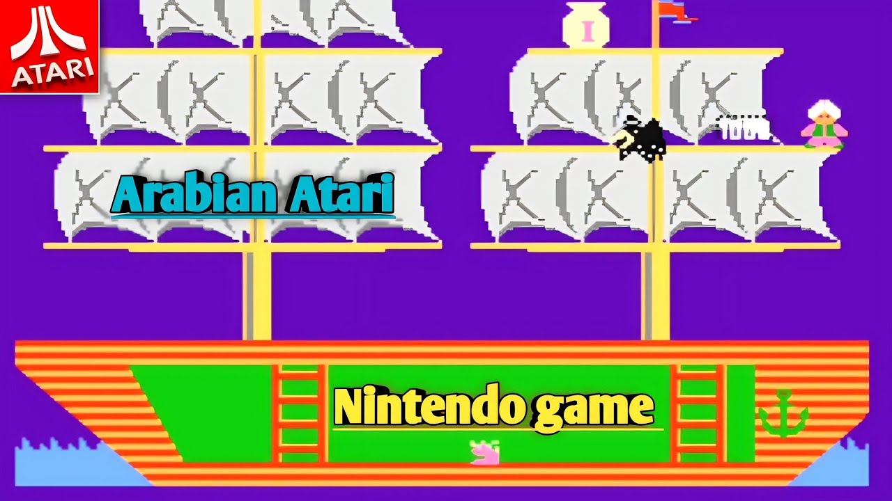 Arabian Atari game nes Nintendo - YouTube