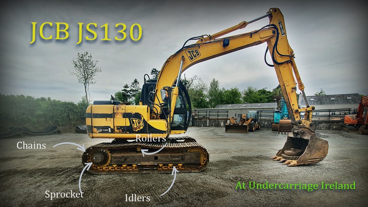 JCB JS130 Gets New Chains, Sprockets, Idlers & Rollers At Undercarriage ...