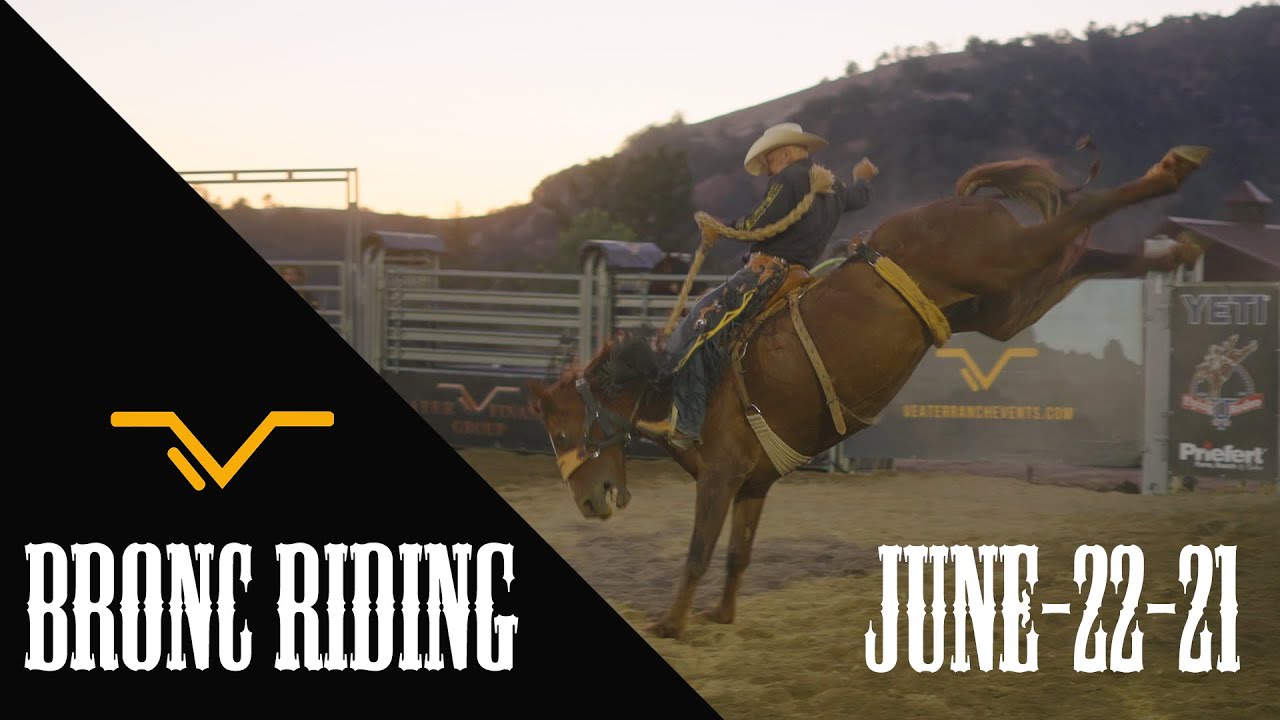 Epic Bronc Riding Practice - June 22 | Veater Ranch - YouTube