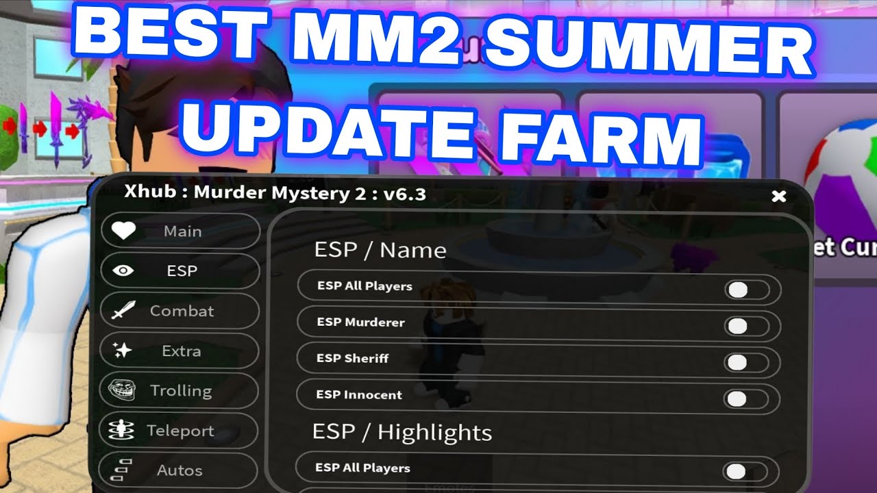 BEST MM2 SUMMER UPDATE BEACH BALL AUTO FARM SCRIPT 2025 SCRIPT IN DESCRIPTION - YouTube