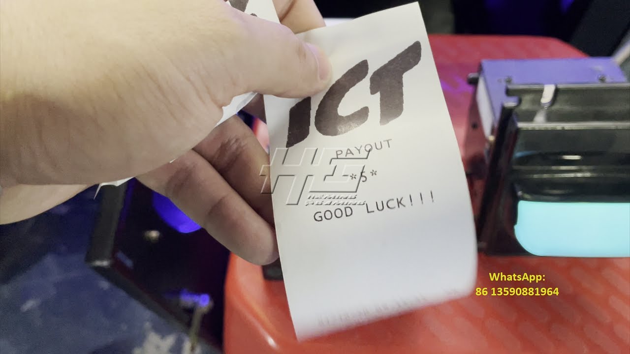 How to Testing ICT Original Printer For IGS Circus Fish Game Machine ...
