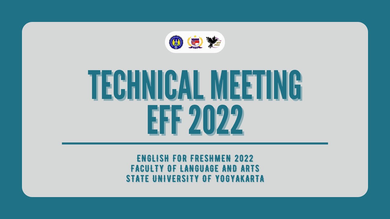 TECHNICAL MEETING EFF 2022 - YouTube