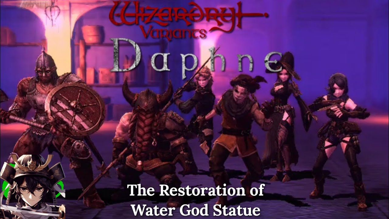 Wizardry Variants Daphne - The Restoration of Water God Statue - YouTube
