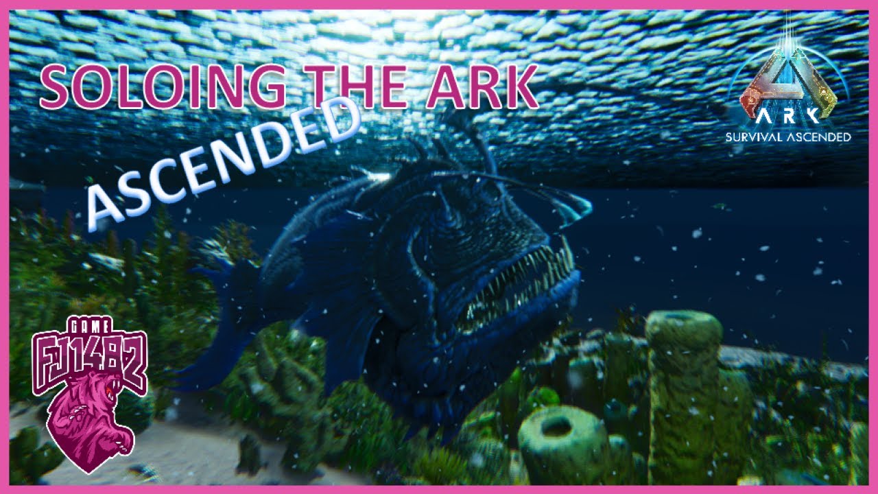 Taming Allosaurus and Angler Fish Soloing Ark Ascended Ep. 43 - YouTube