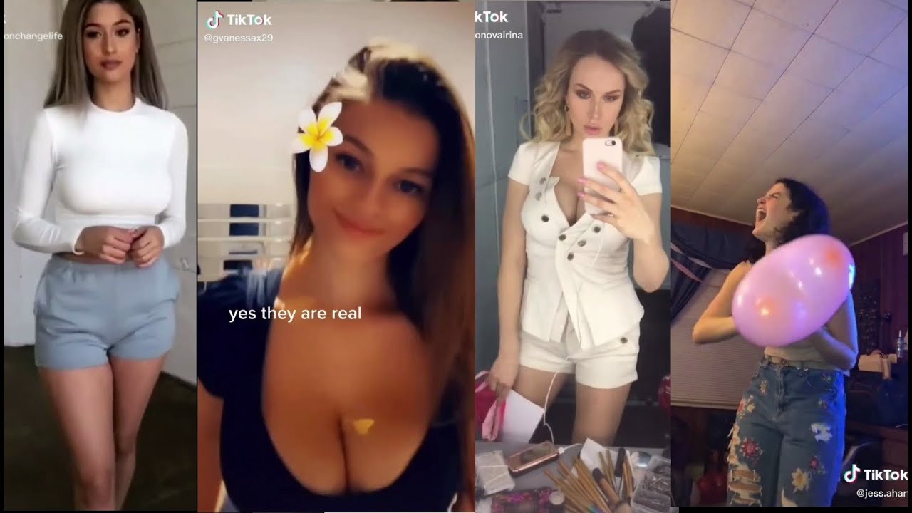 Hot Girls Tik Tok Young Boobs Challenge 2020 Youtube