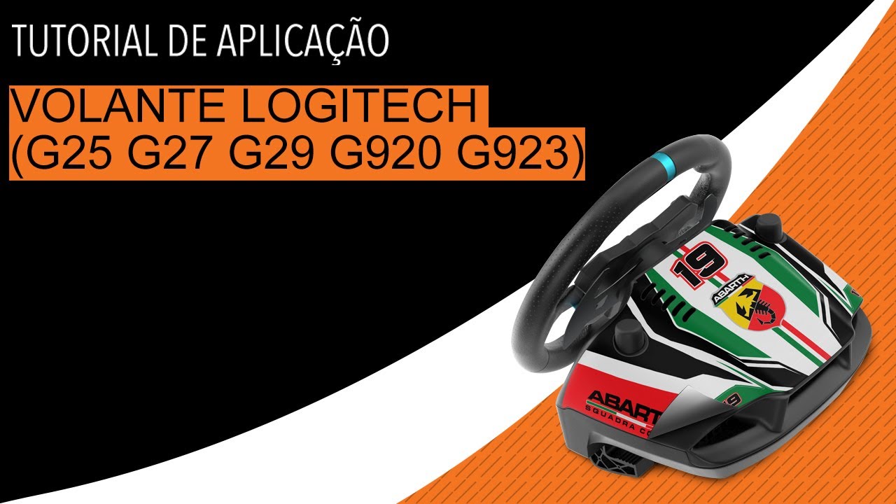 Como a aplicar a skin para Volante Logitech G25 G27 G29 G920 G923 - YouTube