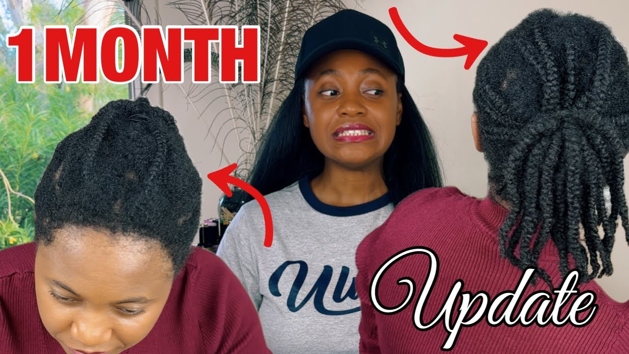 Braid LENGTH RETENTION CHALLENGE 1 month update #hairchallenge # ...