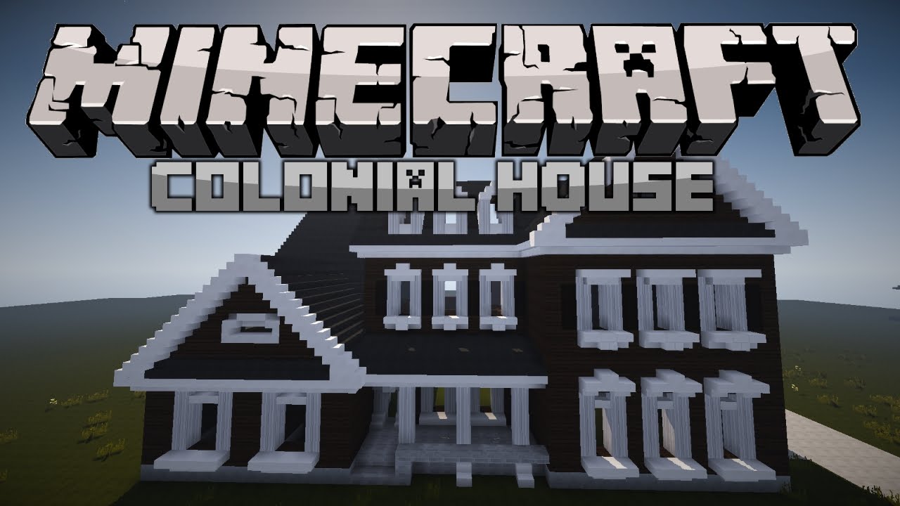 Minecraft: Let's Build a Colonial House - Part 2 - YouTube