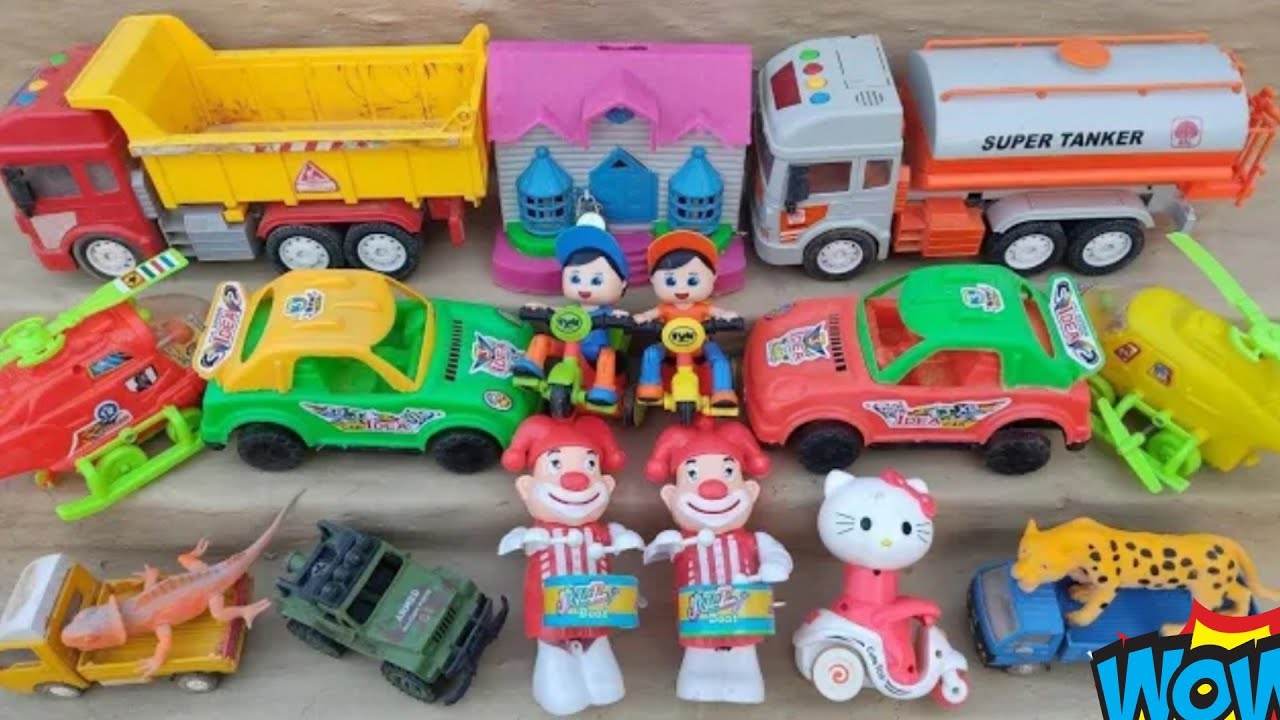 gari wala cartoon | truck parrot rabbit wala video | tiger bites baby ...