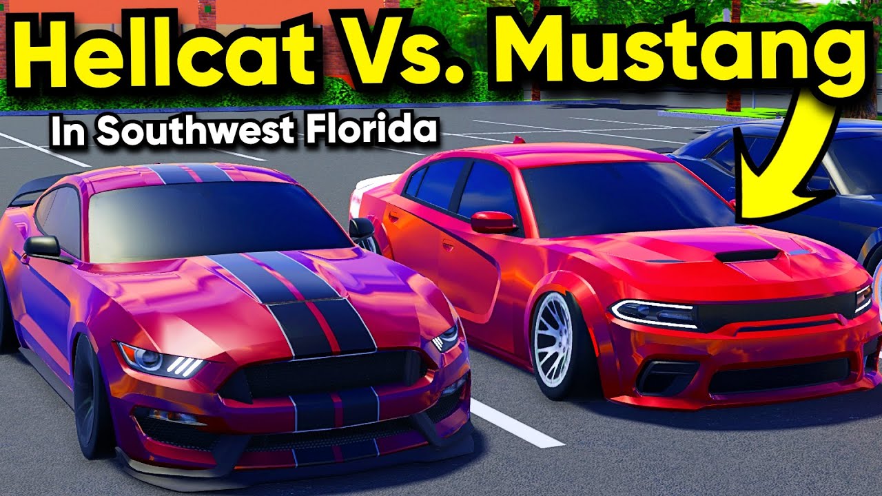 HELLCAT VS. MUSTANG CAR MEET IN SOUTHWEST FLORIDA! - YouTube