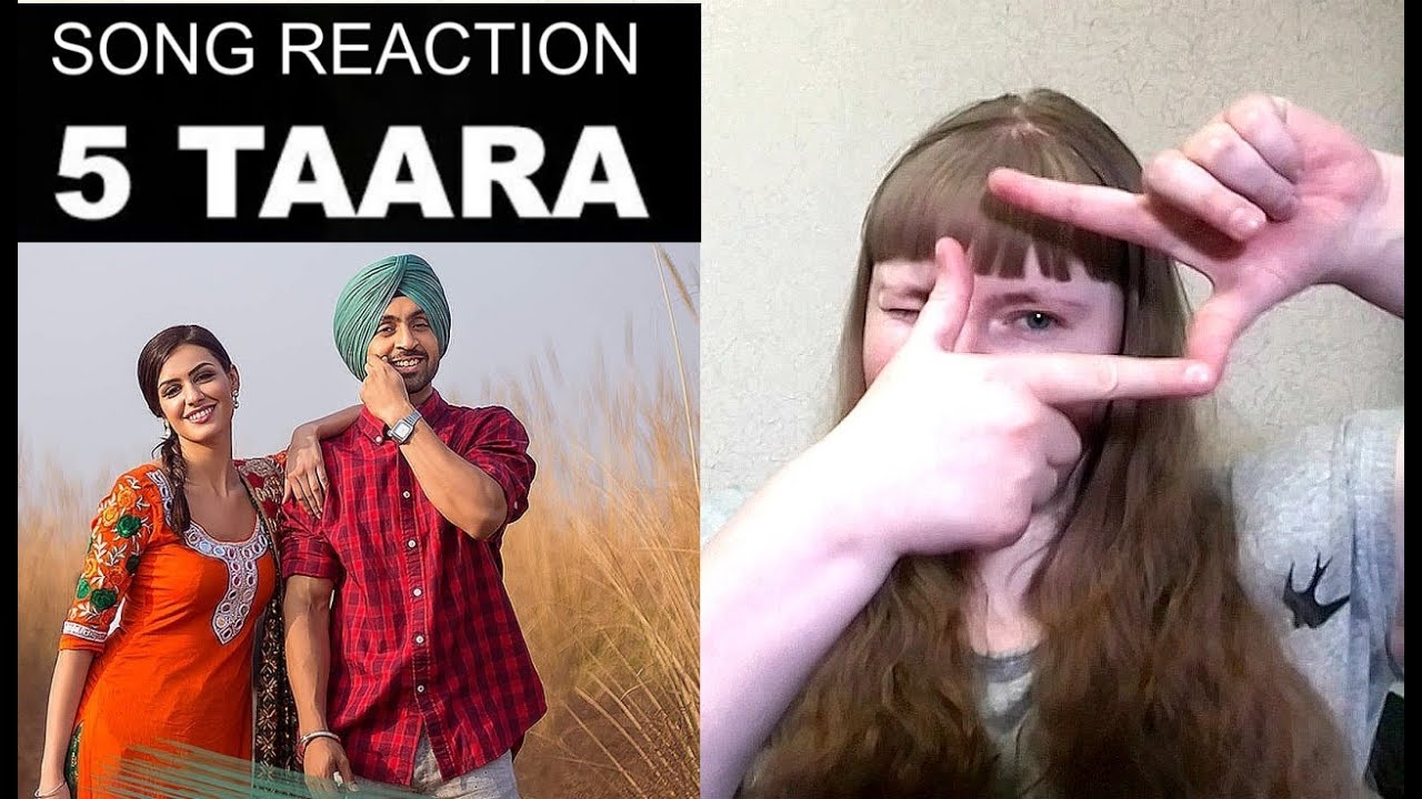 5 TAARA Song Reaction | Diljit Dosanjh - YouTube