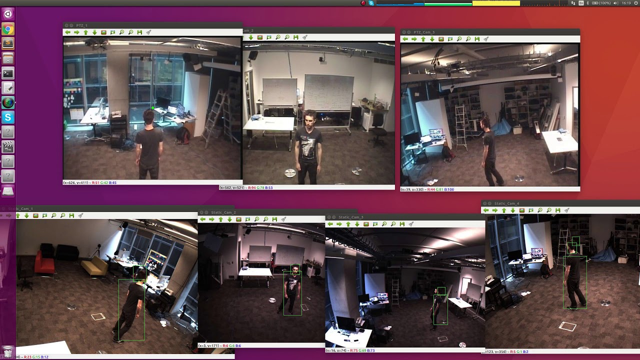 A Deep Learning YoLo based PTZ-static camera syste - YouTube