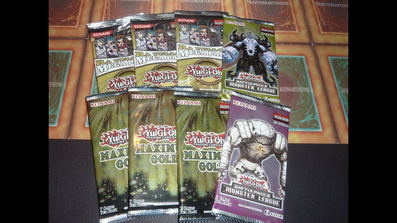 Yugioh opening - Ra Yellow Mega Pack, Maximum Gold, Battle Pack 3 - YouTube