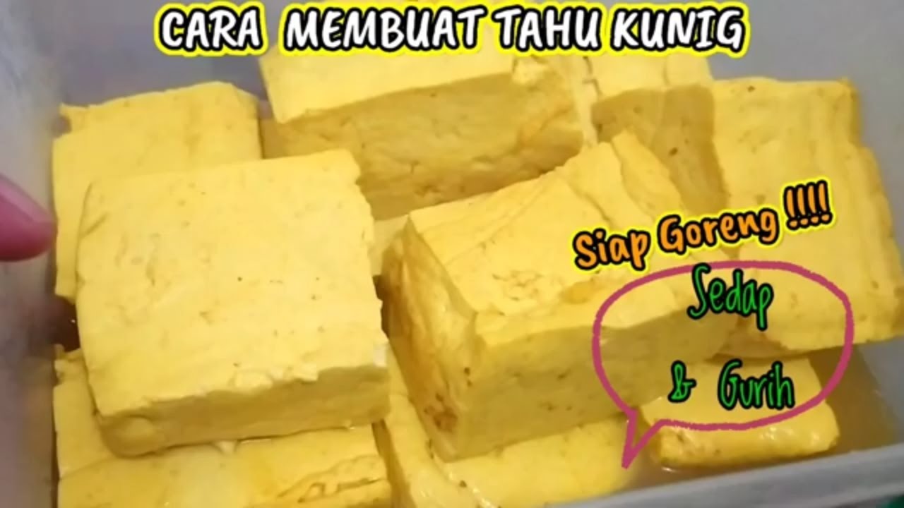 Cara membuat tahu poo khas kediri, gurih dan sedap | RESEP TAHU KUNING ...