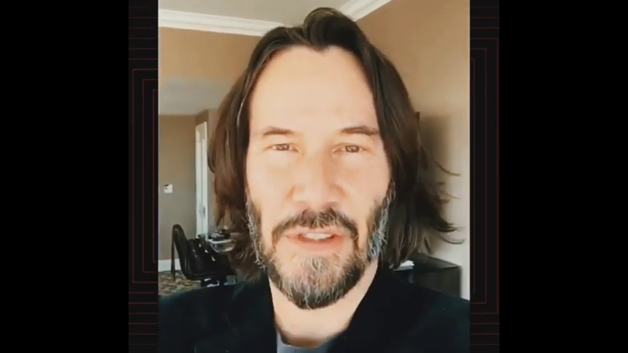 Special Thanks From Keanu Reeves To Rotten Tomatoes And All Fans - YouTube