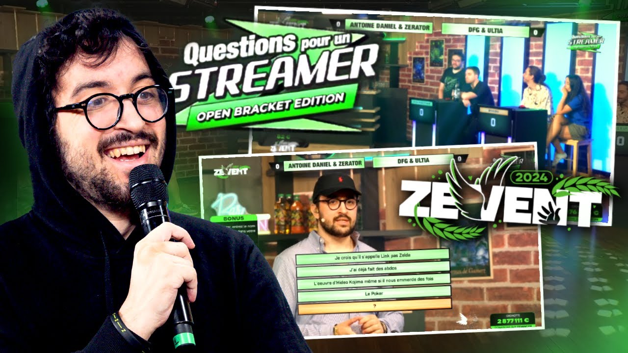 Questions pour un Streamer : Open Bracket Édition - Zevent 2024 - YouTube
