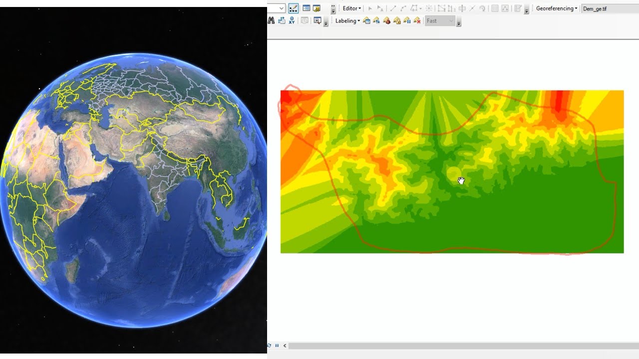 DEM Generation From Google earth - YouTube