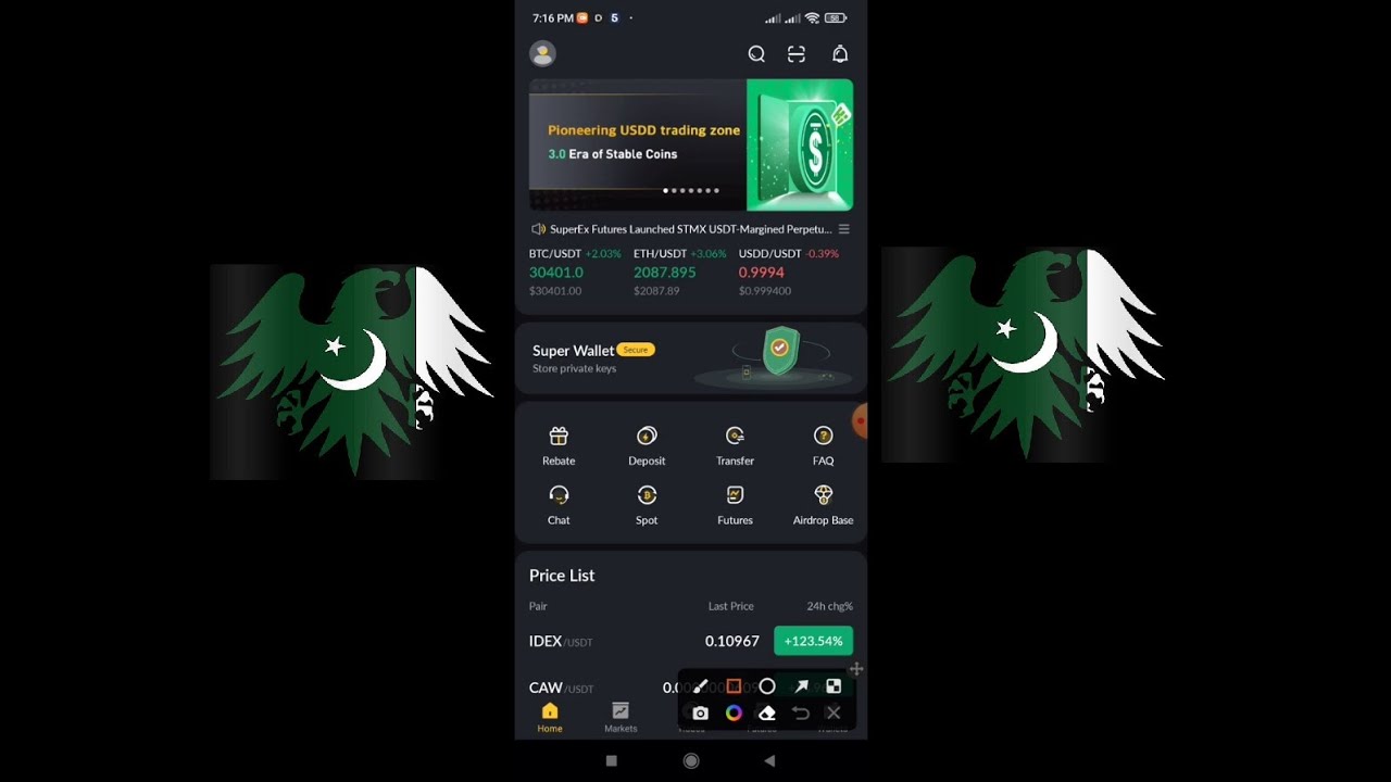 Superex Exchange $14 instant ET withdraw Update ET Unlock - YouTube