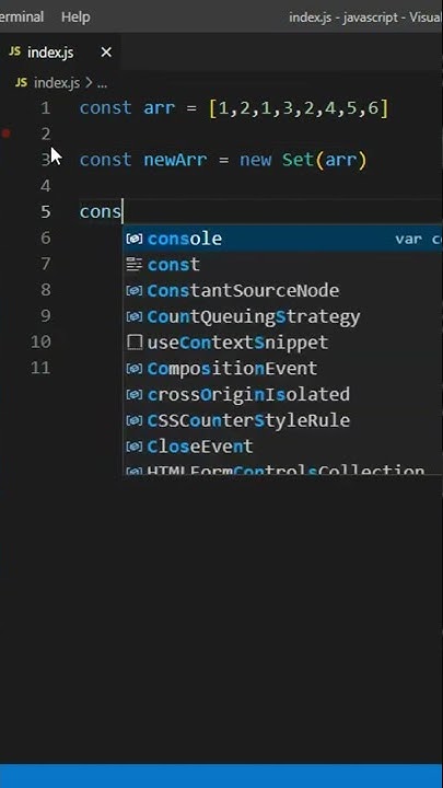 remove duplicate number in array javascript #javascript #shorts - YouTube