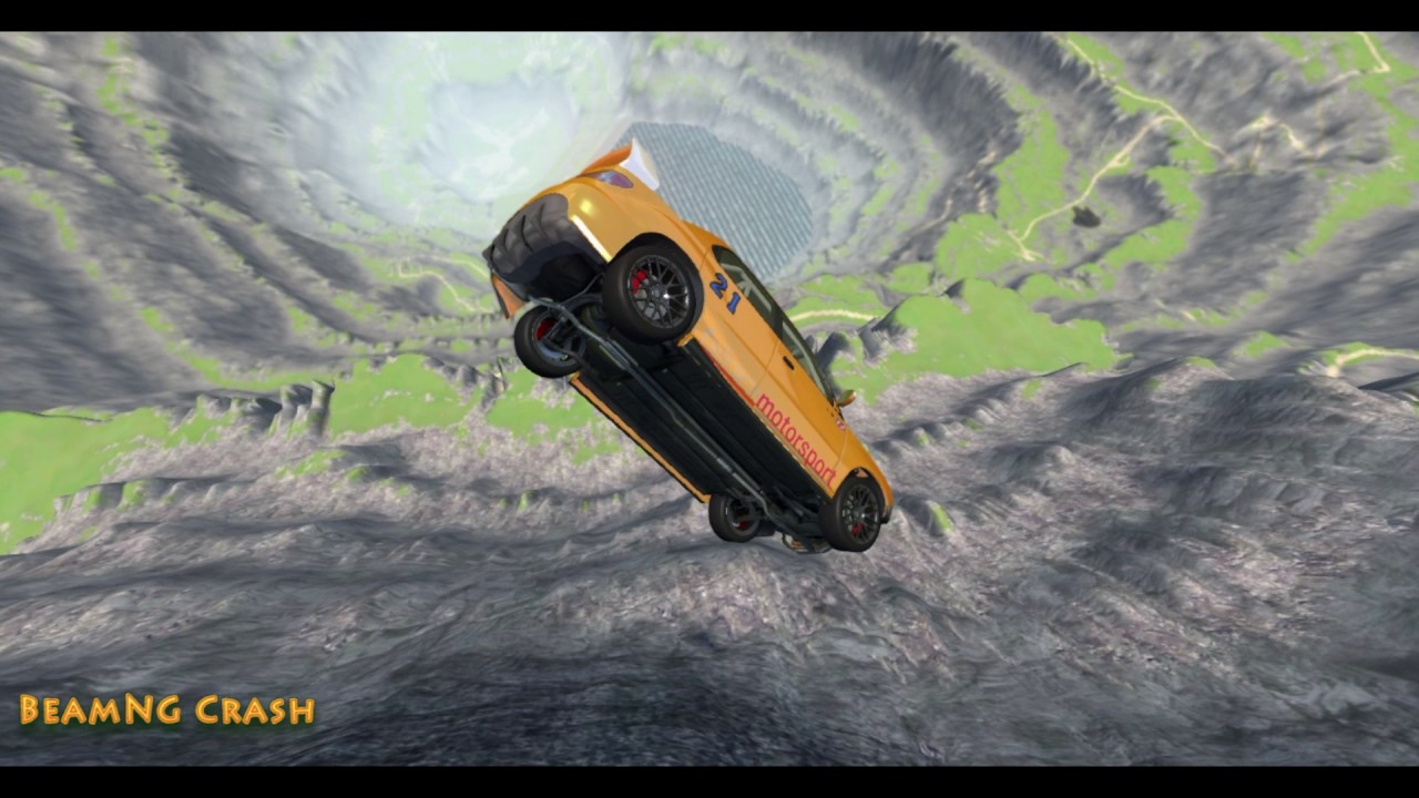 Leap of Death Car Jump And Falls Crashes #5 BeamNG DRIVE - YouTube