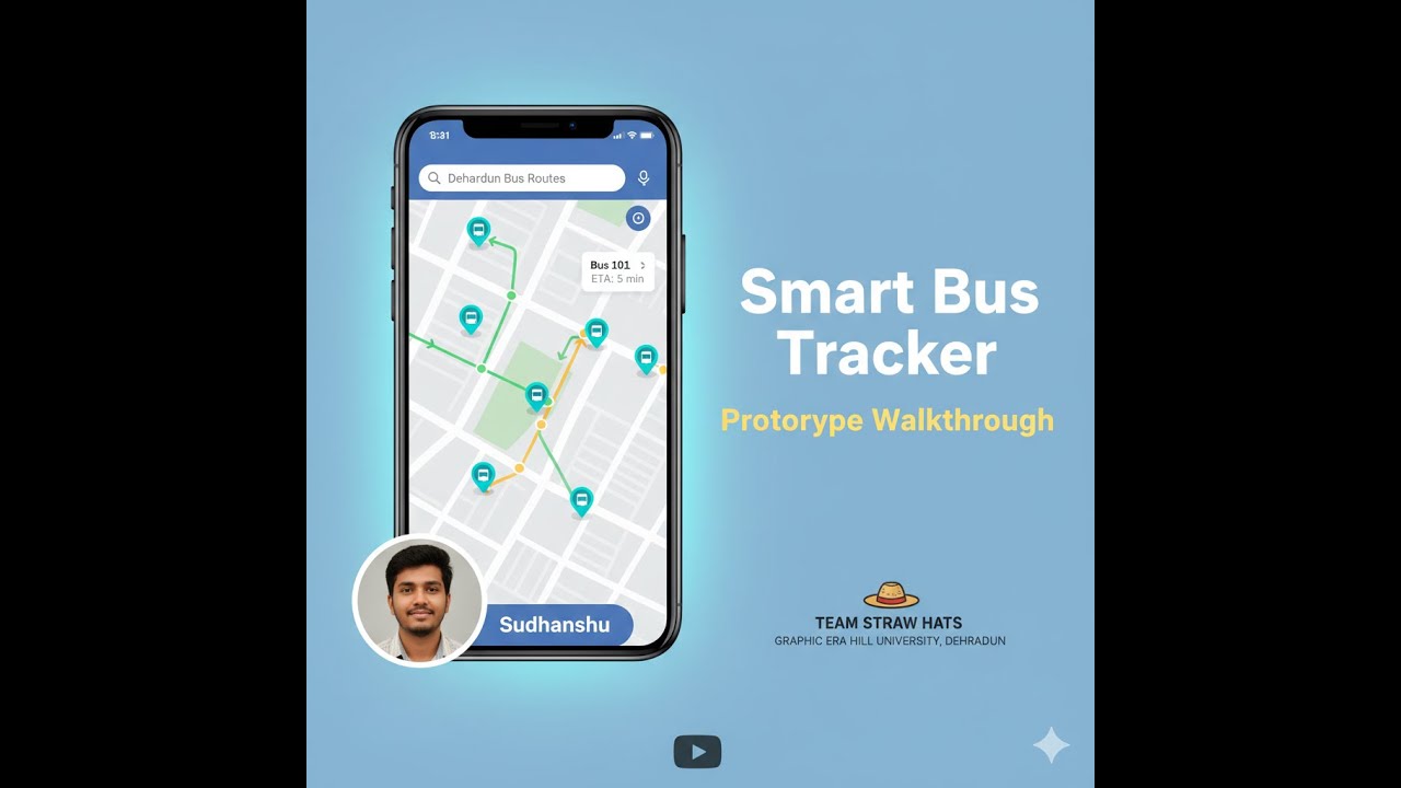 Smart Bus Tracker — Live Prototype Demo | Team Straw Hats (GEHU ...