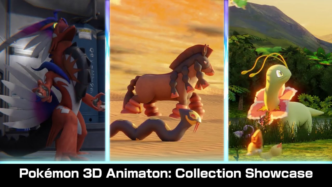 Pokémon 3D Animation: Collection Showcase 2023 - YouTube