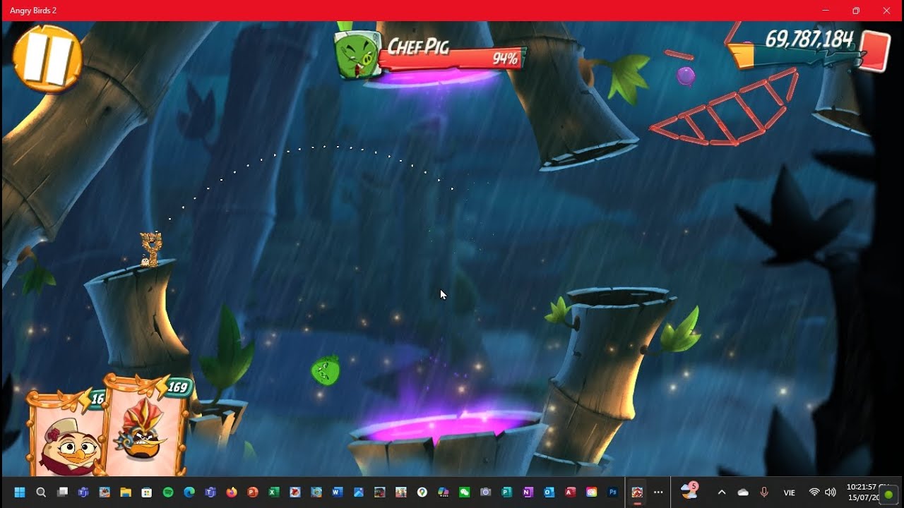 Angry Birds 2 Windows PC Level 2806 - The Evil Level! (July 15, 2025 ...