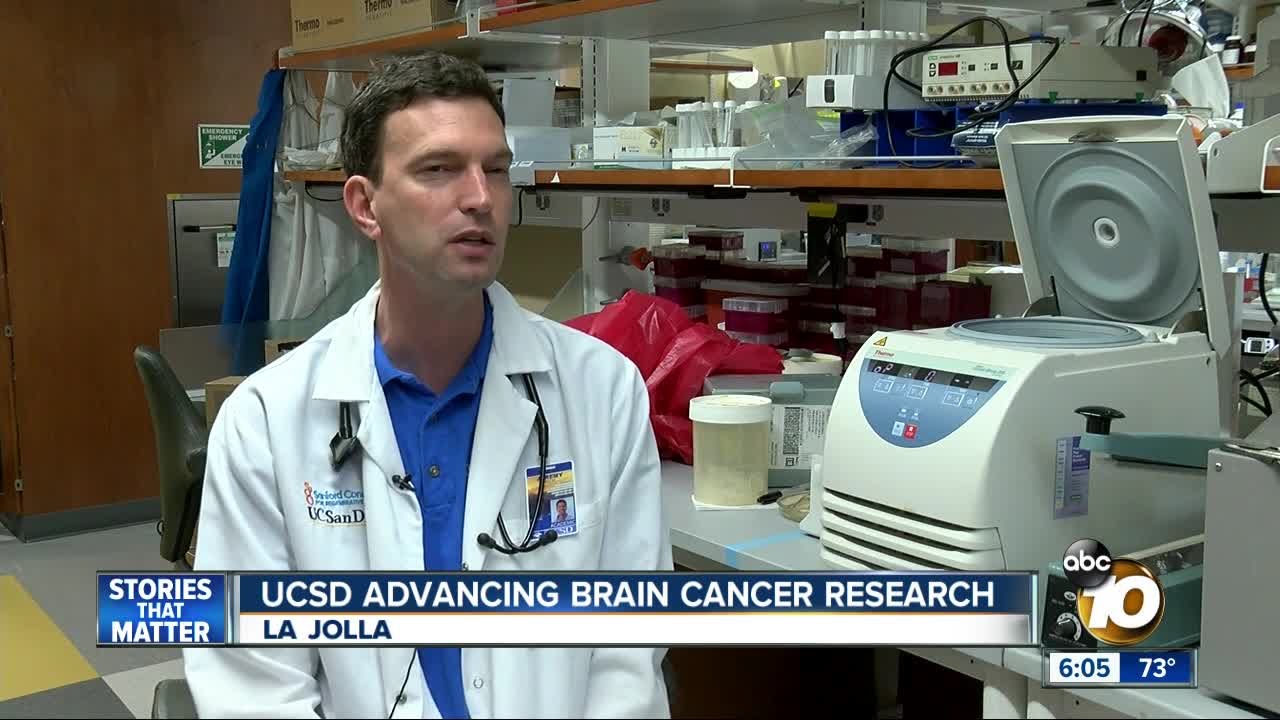 UCSD advancing brain cancer research - YouTube