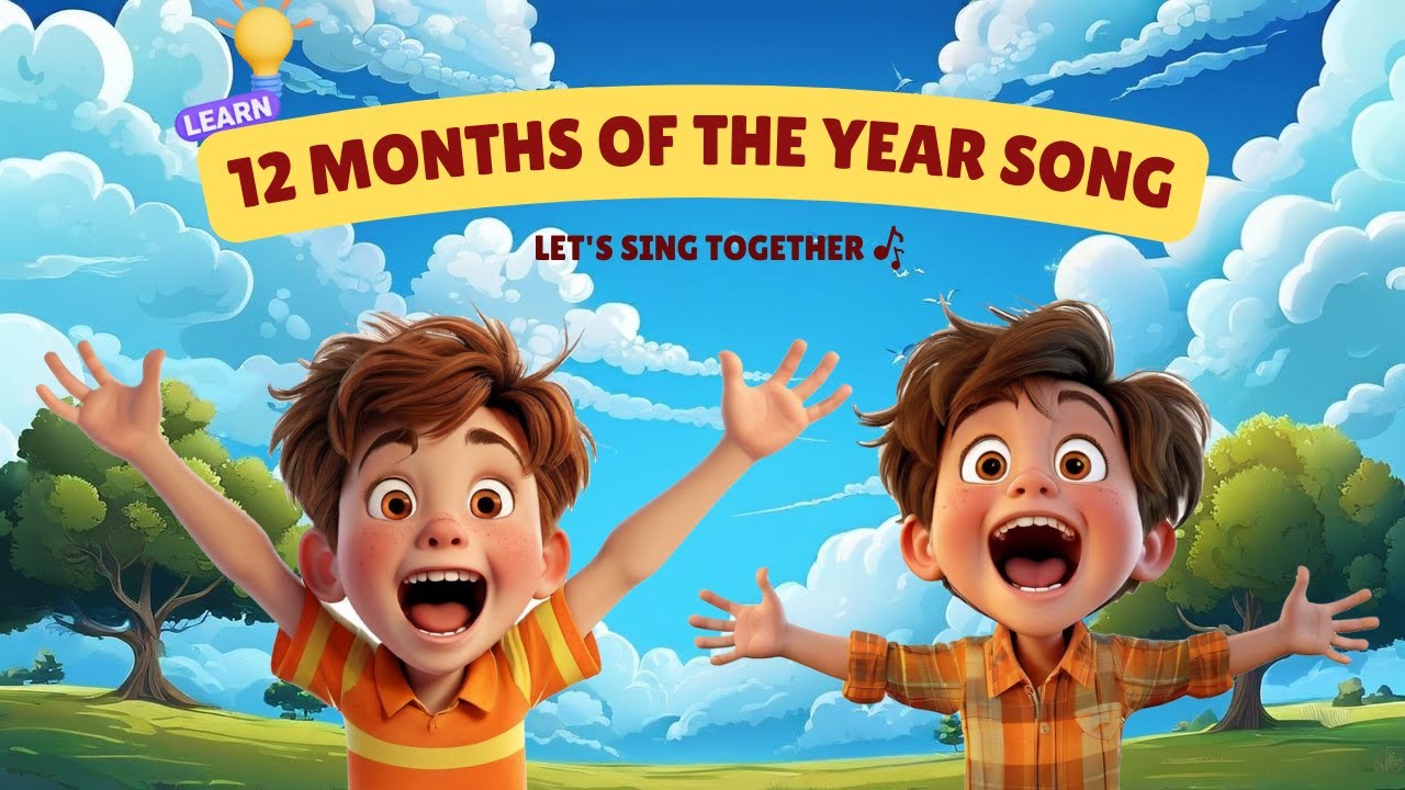 Months of the Year | Fun Learn Song for Kids | Sing January, February ...