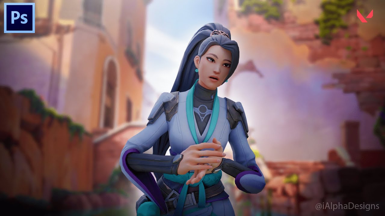 3D Valorant Sage Thumbnail - Blender | Free to Use ( SpeedArt ) - YouTube