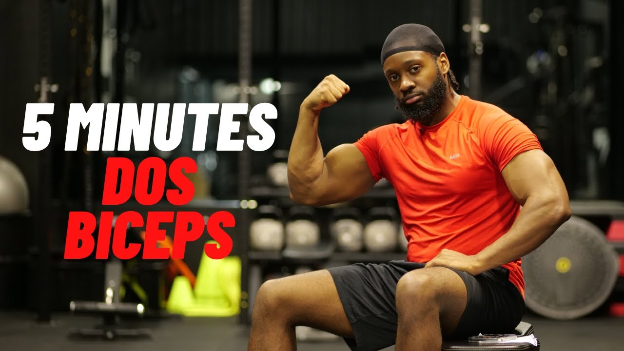 PROGRAMME 5 MINUTES DOS BICEPS HALTÈRES - YouTube