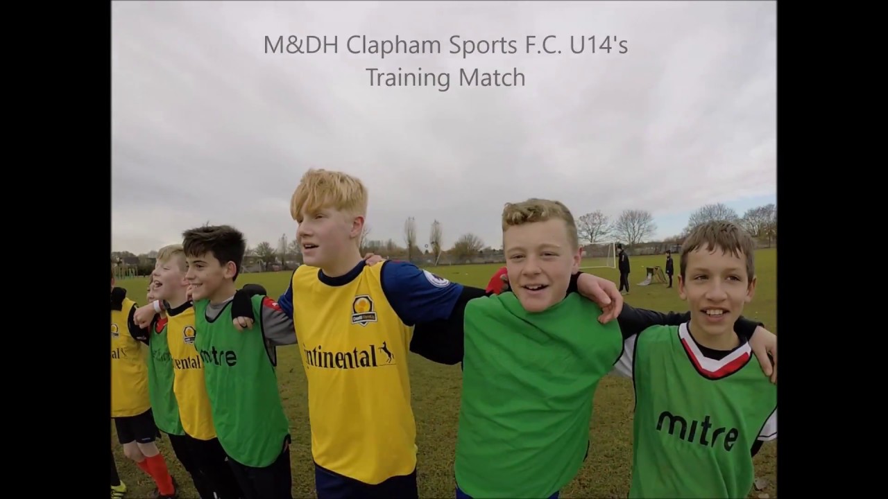 M&DH Clapham Sports F.C. U14s training 3 - YouTube