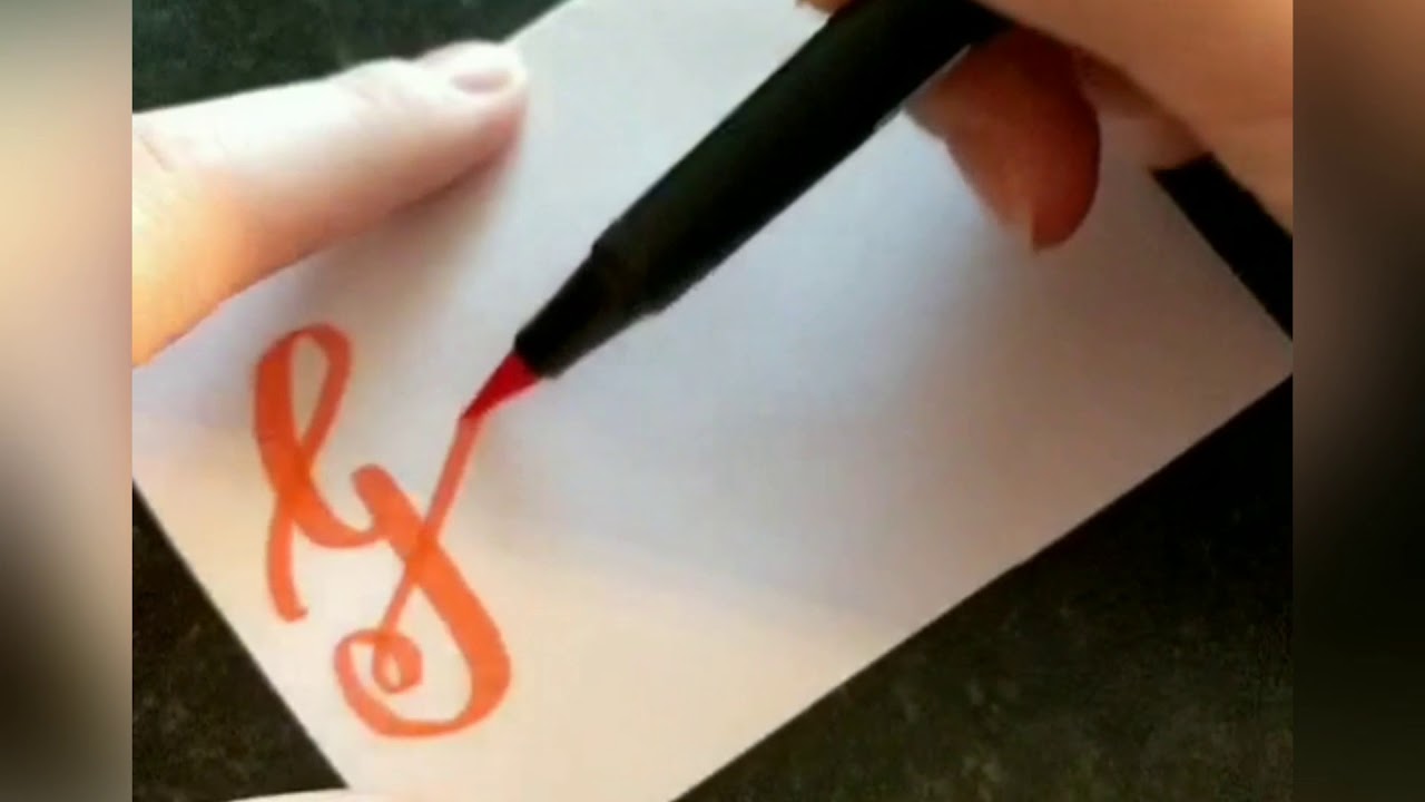 Gemma - modern calligraphy name - YouTube