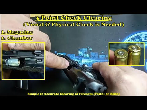 How to Clear/ Unload your Firearm (Pistol & Rifle) - YouTube
