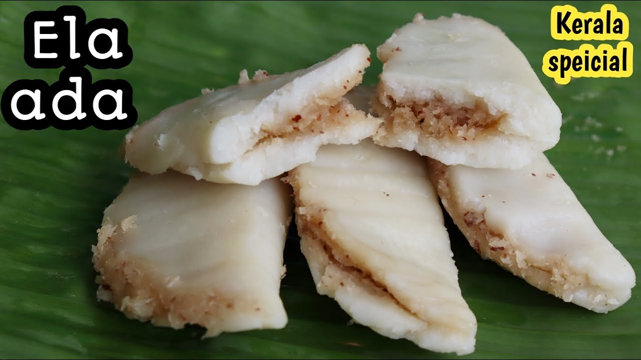 Kerala special ela ada | Steam banana left appam |ila ada |elayappam ...
