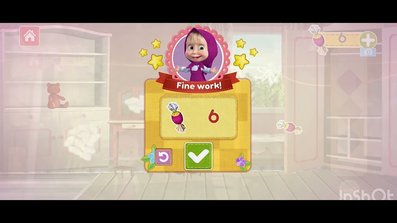 Masha clean up game, masha and the bear game - YouTube