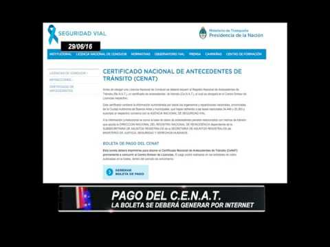 BOLETA DE PAGO DEL C.E.N.A.T. - YouTube