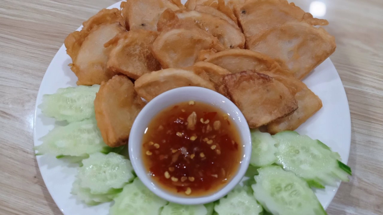 ប៉ាតេបំពងទឹកត្រីកោះកង់( Fry PATE and chili fish sauce) - YouTube
