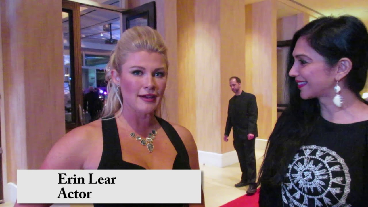 Interview with Actor Erin Lear- Living Legends of Aviation Red carpet ...