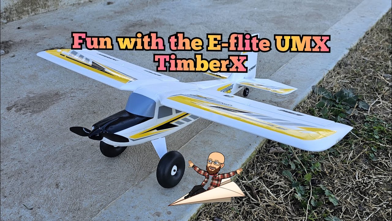 Fun with the E flite UMX TimberX - YouTube