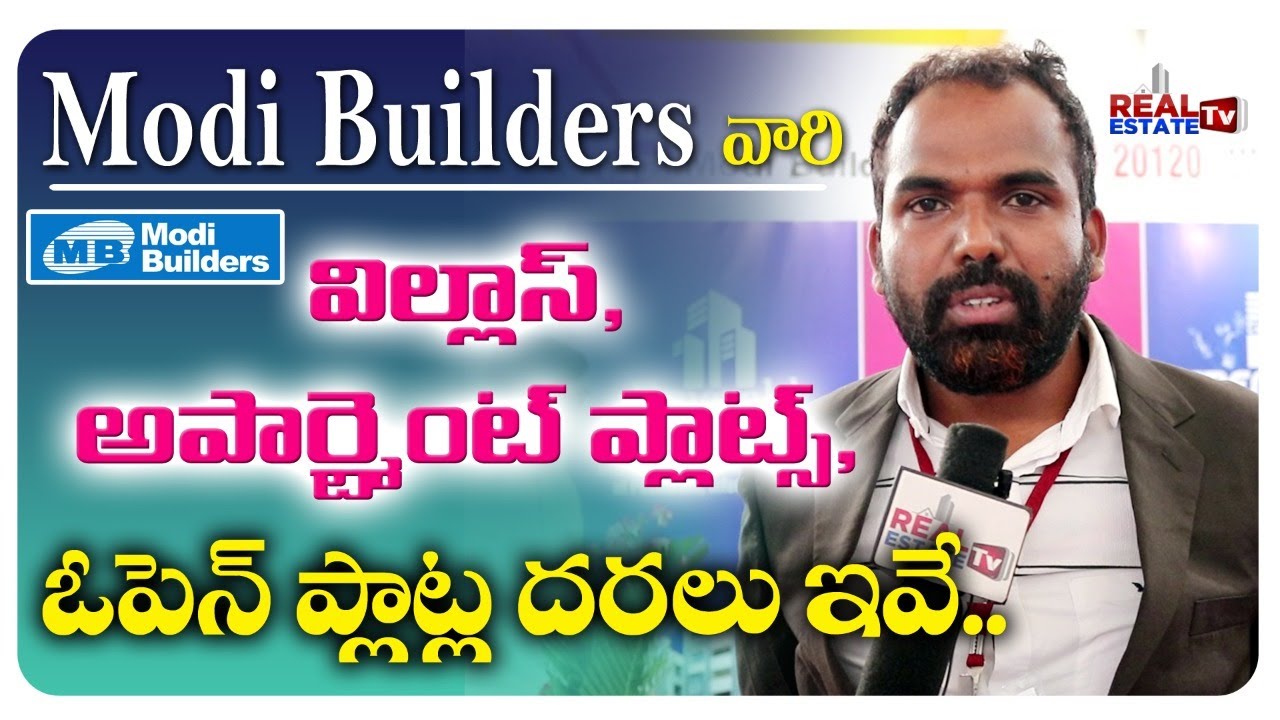 Modi Builders || Apartment Flats || Villas || Open Plots | Hyderabad ...