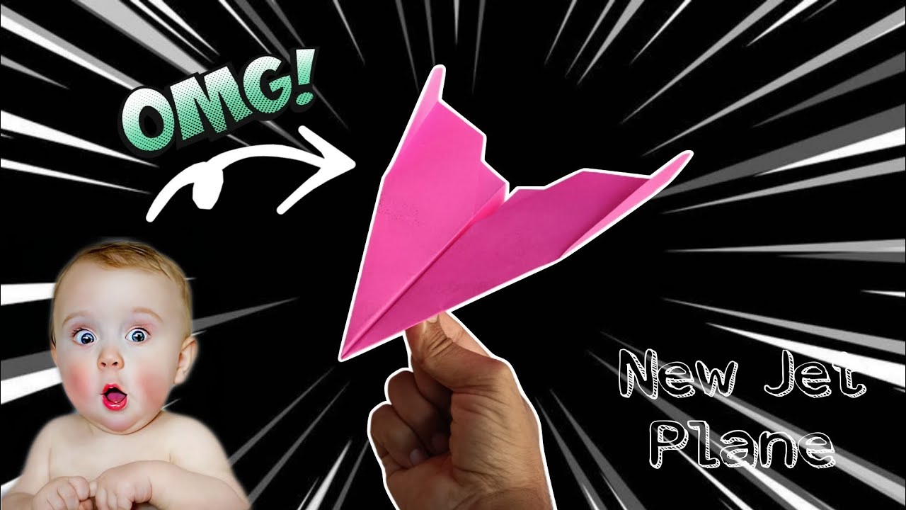 WORLD'S BEST : How To Make A Paper Jet Airplane - Easy Tutorial Craft ...