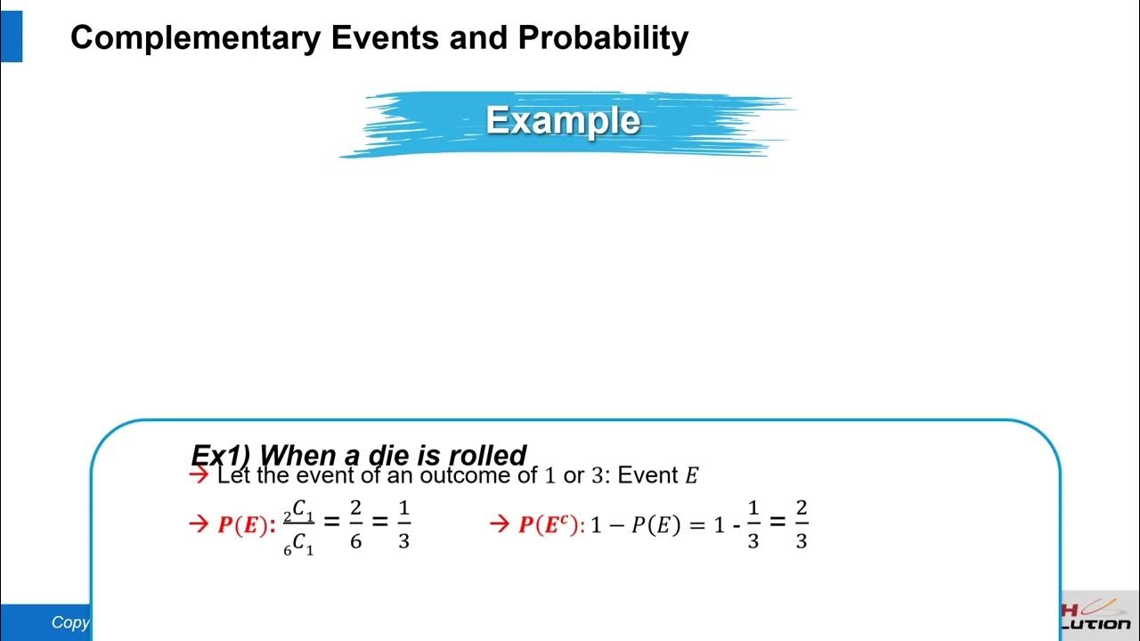 O5. Complementary Events and Probability - YouTube