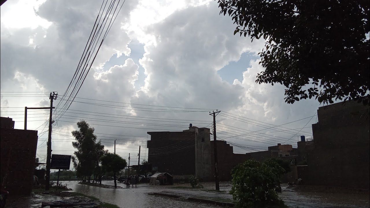 Raining Weather in Sahiwal - YouTube