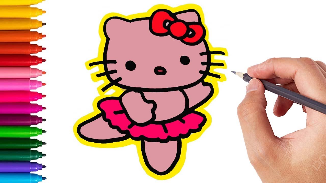 How to Draw Hello Kitty | Easy Step-by-Step Drawing for Kids - YouTube