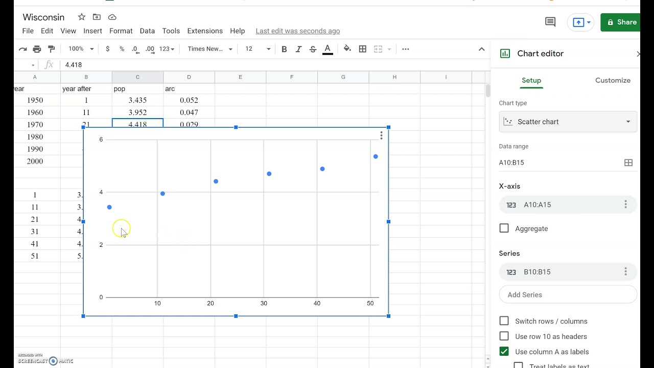 Regression Line In Google Sheets YouTube Regression Line In Google Sheets YouTube
