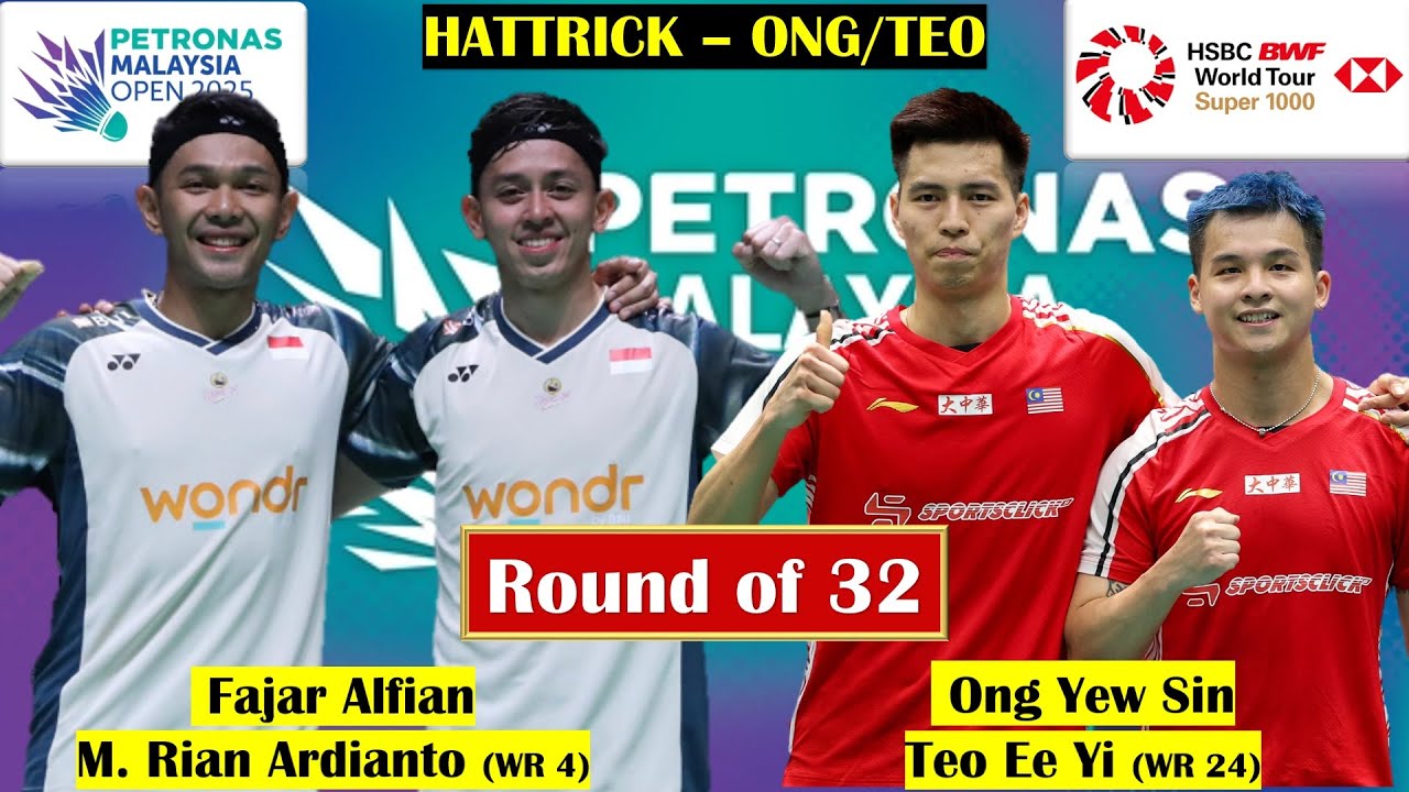 FAJAR ALFIAN/M. RIAN ARDIANTO (INA) VS ONG YEW SIN/TEO EE YI (MAS ...