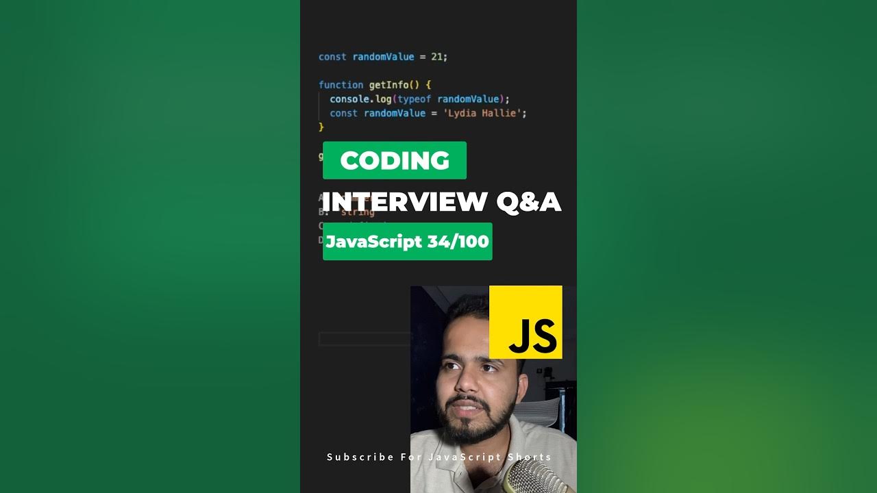 🤔 #javascriptinterviewquestions #javascripttutorial #javascript #jschallenge #javascriptdev ...