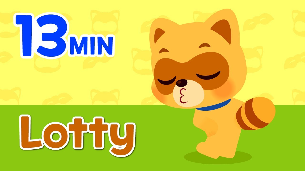 [13min] Lotty Compilation ️ | Nursery Rhymes | Kids Songs | Lotty ...